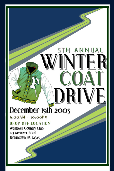 COAT DRIVE/ CHARITY Template | PosterMyWall