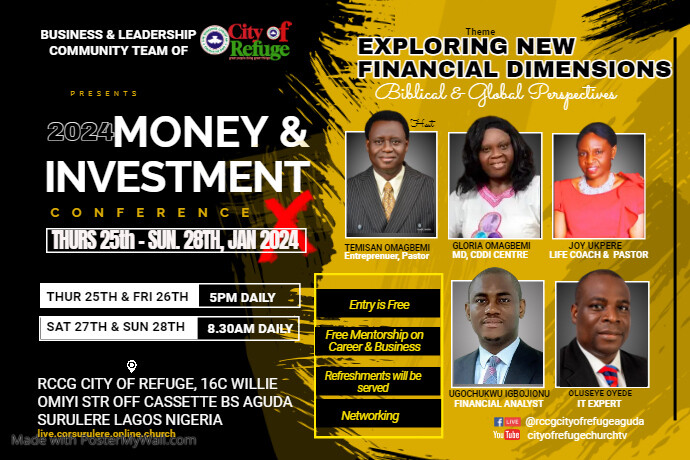 Money conference flier | PosterMyWall