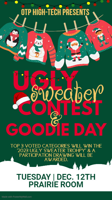 Ugly sweater,Christmas party | PosterMyWall