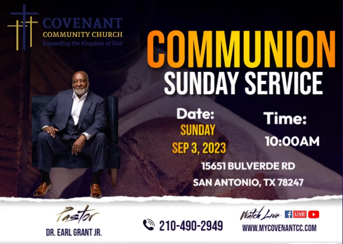 communion sunday | PosterMyWall