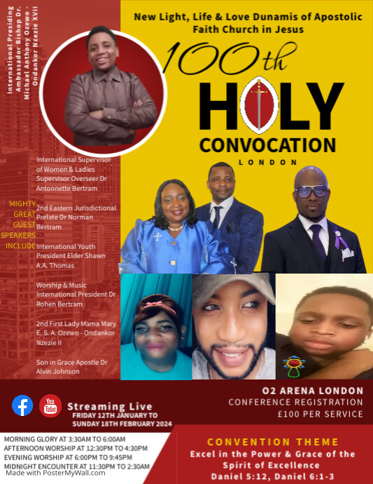 Holy Convocation | PosterMyWall