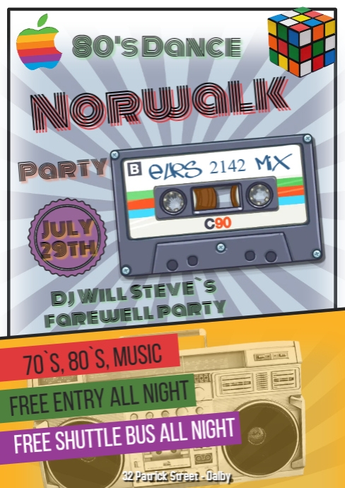 Retro Night | PosterMyWall