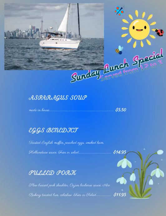 Copy of Sunday Dinner Special | PosterMyWall