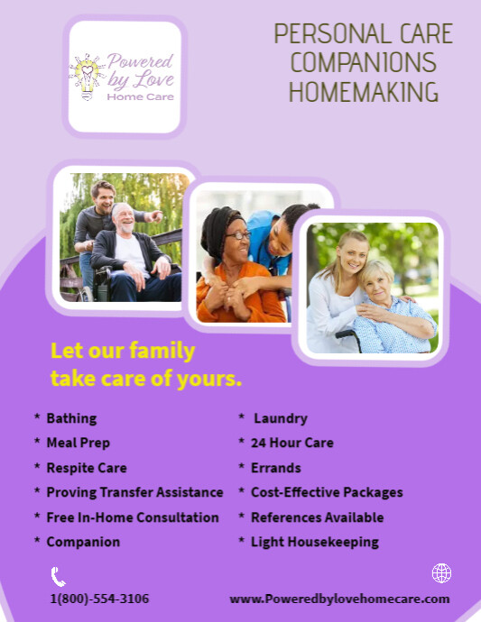 Assisted Living Care Agency Home Care Lilac T | PosterMyWall