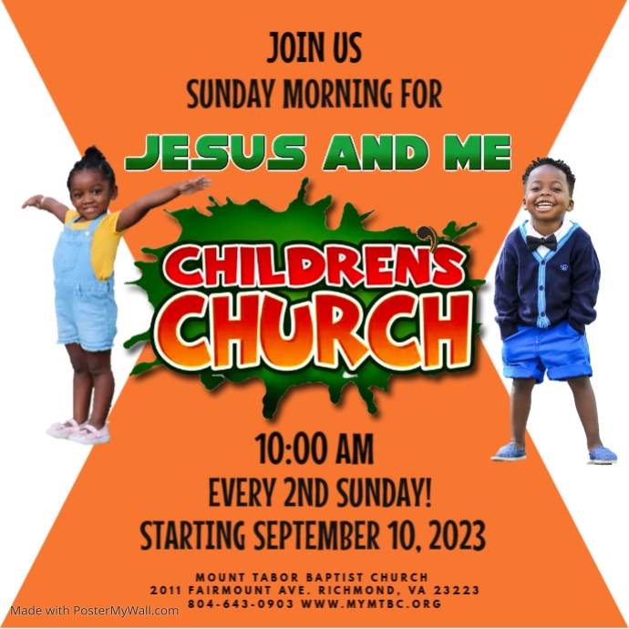Children's Church Flyer2 | PosterMyWall