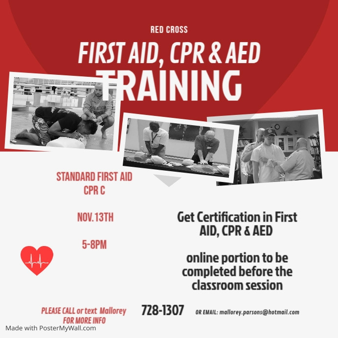 CPR Training Instagram Post | PosterMyWall