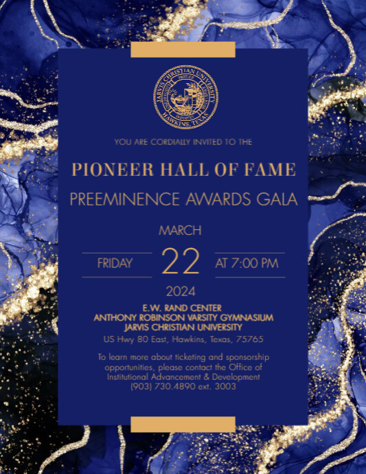 Pioneer Hall of Fame Invitation | PosterMyWall