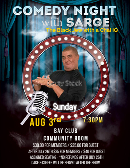 Stand Up Comedy Flyer / Poster Template | PosterMyWall