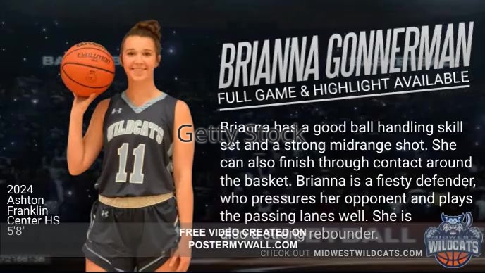 Copy of BRIANNA GONNERMAN | PosterMyWall