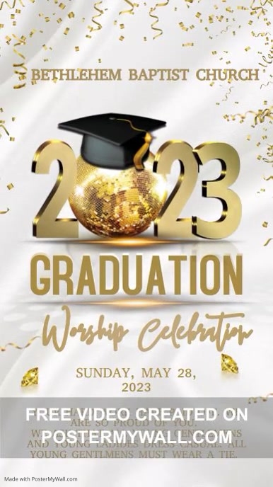 Copy of Graduation Display | PosterMyWall