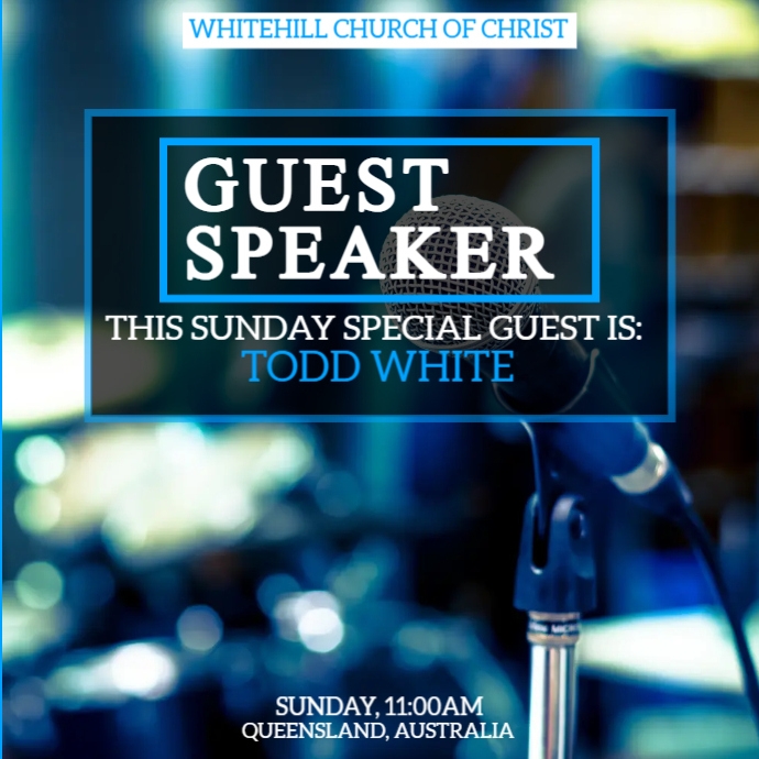 Copy of GUEST SPEAKER | PosterMyWall
