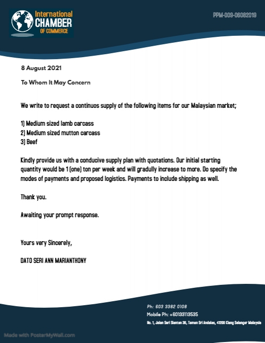 International Chamber Of commerce | PosterMyWall