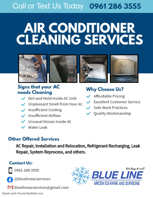 Copy of Copy of AC Repair & Services Flyer Template | PosterMyWall