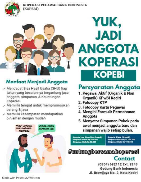 Yuk Jadi Anggota Koperasi | PosterMyWall