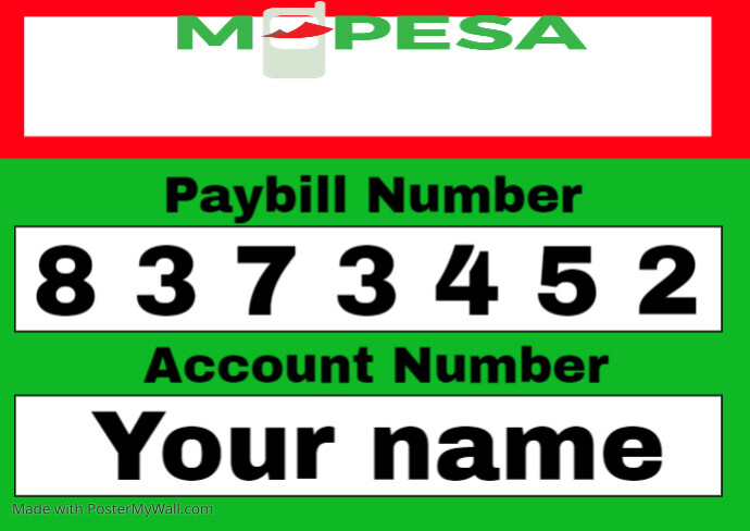 Copy of MPESA | PosterMyWall