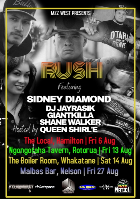 RUSH TOUR FLYER | PosterMyWall