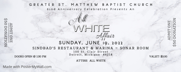Copy of Copy of Copy of All white party | PosterMyWall