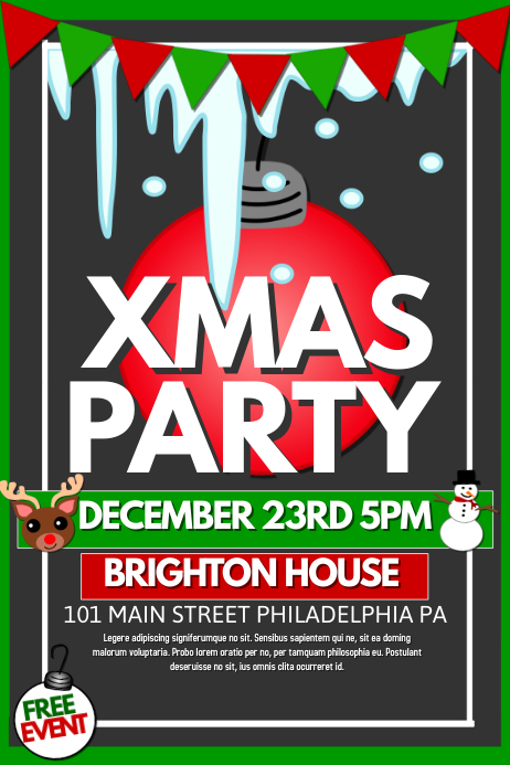 Christmas Event Template | PosterMyWall