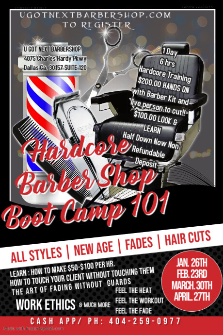Copy of Barber Shop Poster | PosterMyWall