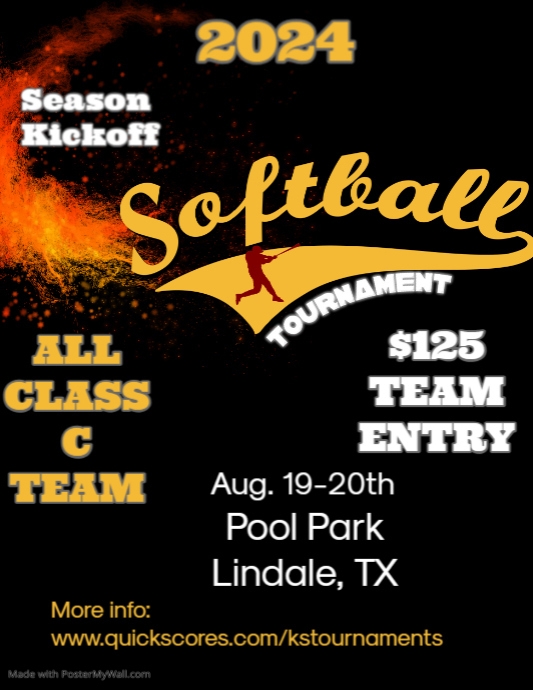 Softball Championship template | PosterMyWall