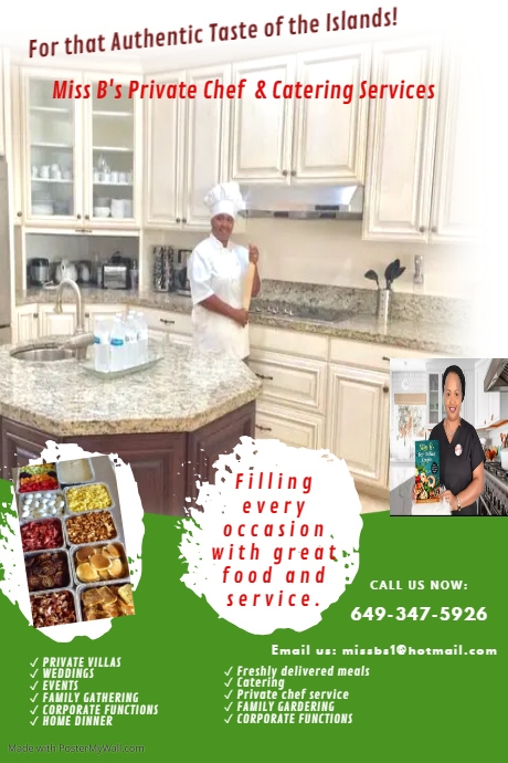 Personal Chef Catering Service Flyer Template | PosterMyWall