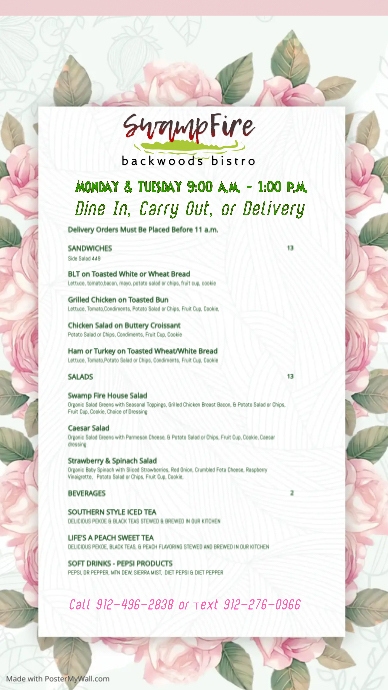Copy of women's day, women's day menu | PosterMyWall
