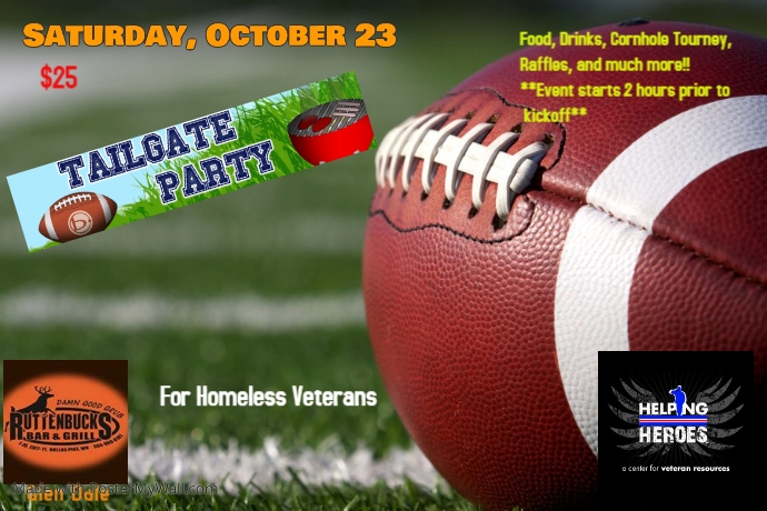 Copy of TAILGATE PARTY EVENT FOOTBALL GAME FLYER | PosterMyWall