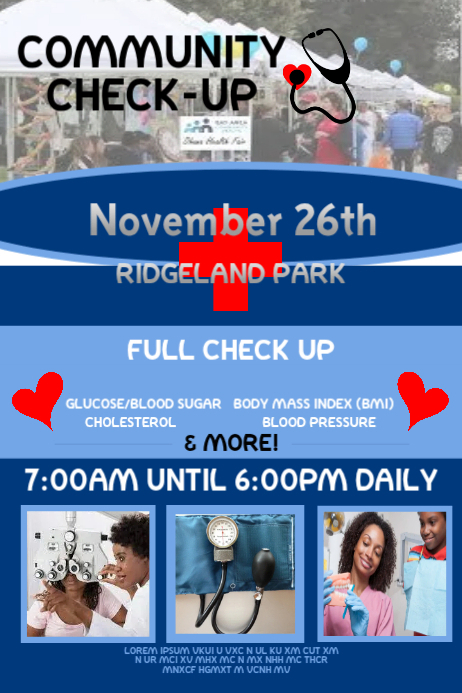 Health Fair | PosterMyWall