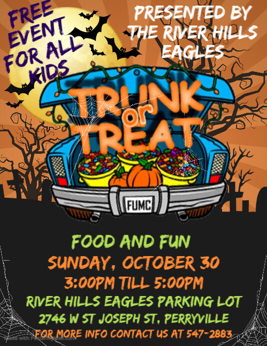 Halloween Trunk or Treat tv | PosterMyWall