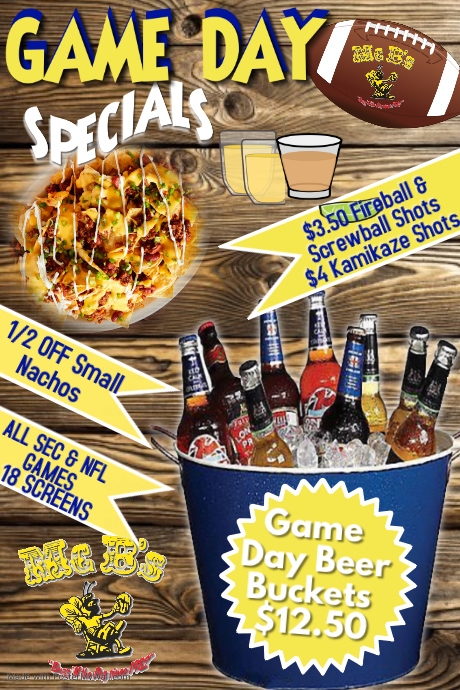 Copy of Beer Bucket Bar Promo Poster Template | PosterMyWall