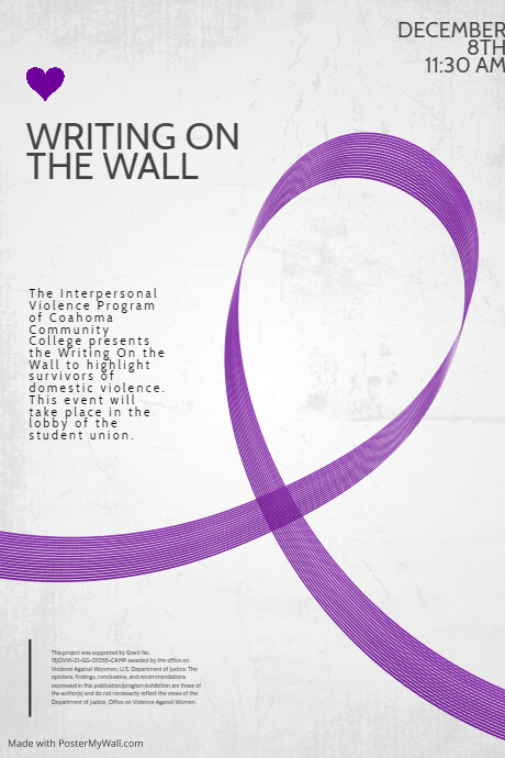 Domestic Violence Awareness event flyer | PosterMyWall