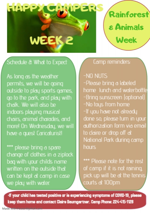 Happy Campers Week 2 (2022) | PosterMyWall