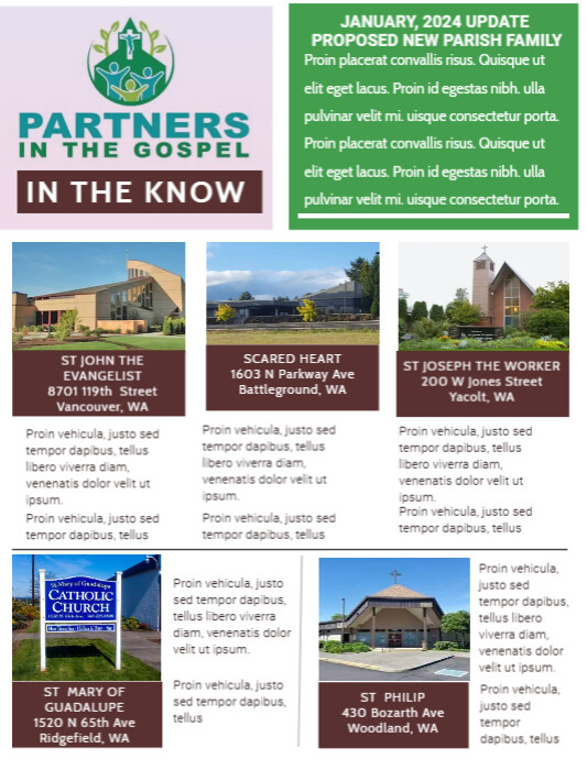 Modern Company Monthly Newsletter | PosterMyWall