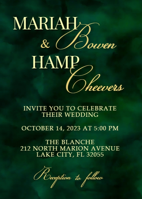 Cheevers Wedding - Invite 2 | PosterMyWall