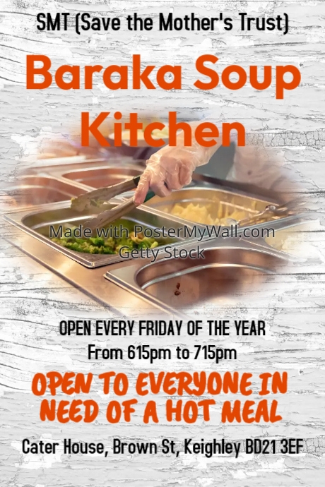Copy of Soup Kitchen Poster Template | PosterMyWall