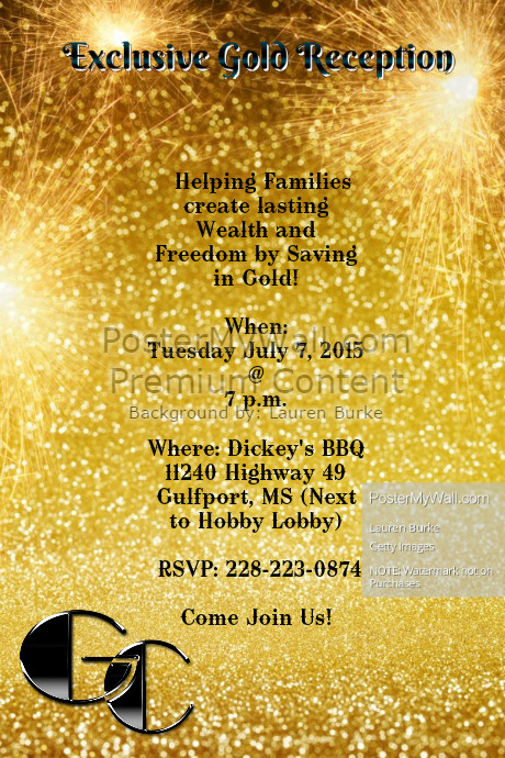 Gold Reception 2 | PosterMyWall