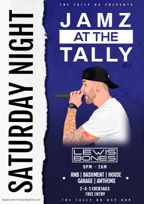 Saturday JAMZ | PosterMyWall