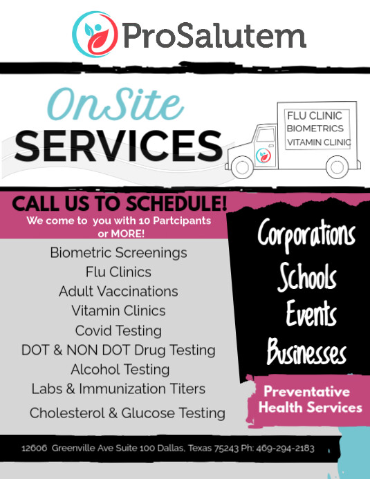 Onsite Services Flyer | PosterMyWall