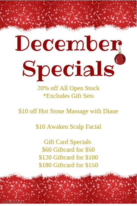 December Specials | PosterMyWall