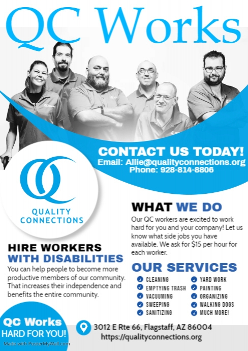 QC Works Flyer | PosterMyWall