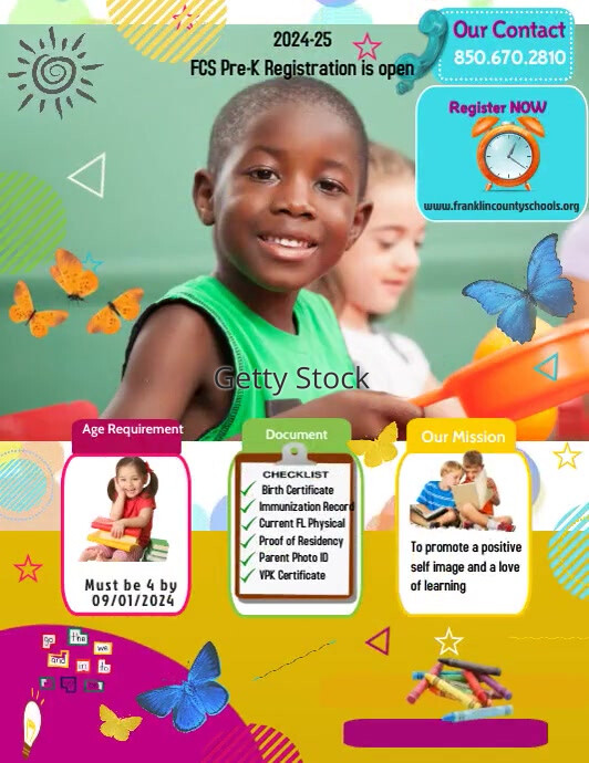 2022-23 Pre-K Registration | PosterMyWall