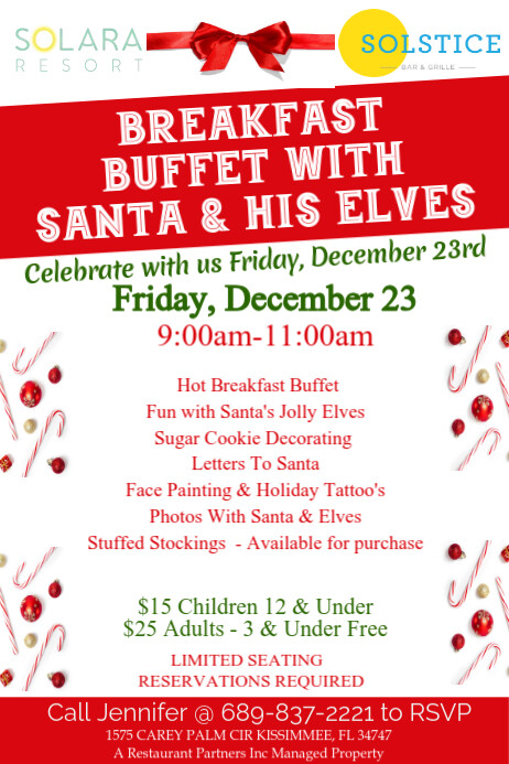 Santa Buffet 2022 | PosterMyWall