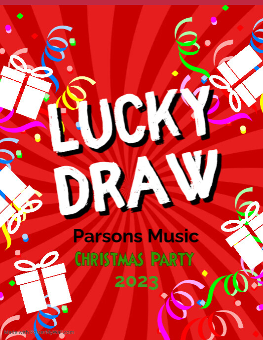 Lucky Draw Flyer Template | PosterMyWall