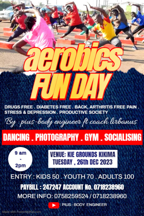 aerobics fun day | PosterMyWall