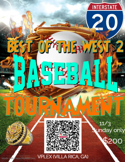 Baseball tournament template | PosterMyWall