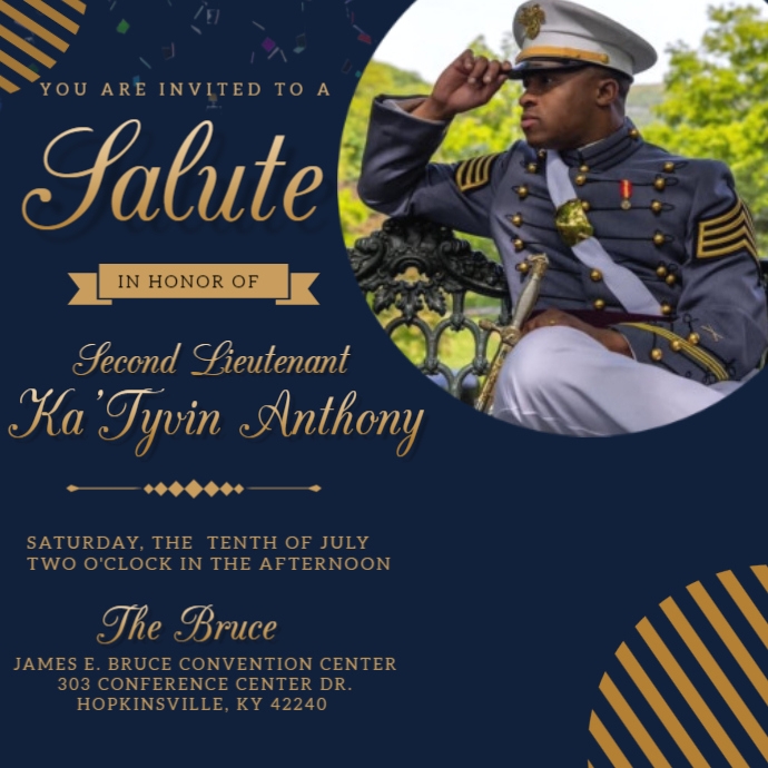 KA Graduation Salute | PosterMyWall