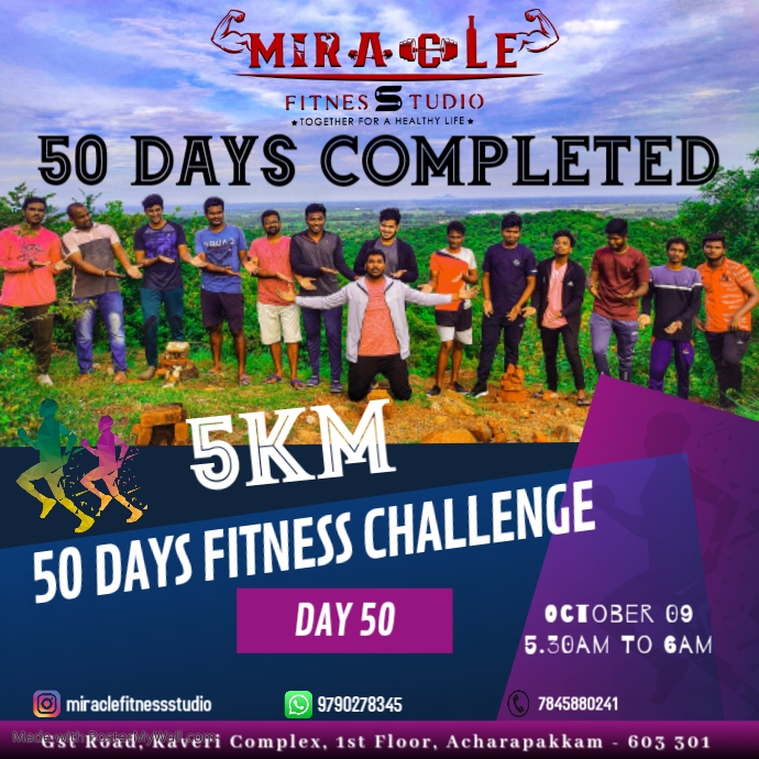 Copy of 5K Run & Walk Event Instagram Post | PosterMyWall