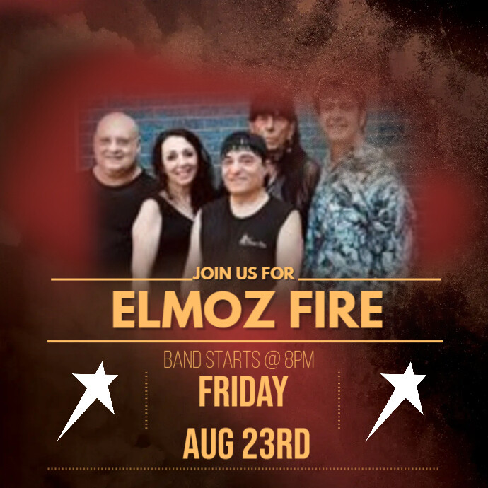 Vintage Rock Band Advertisement Square Video | PosterMyWall