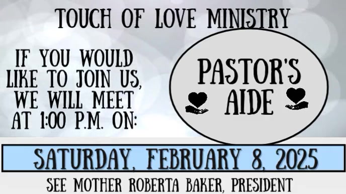 Pastor's Aid Anniversary Template | PosterMyWall