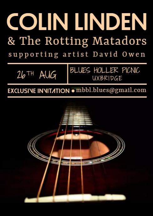 Copy of Colin Linden 4 | PosterMyWall